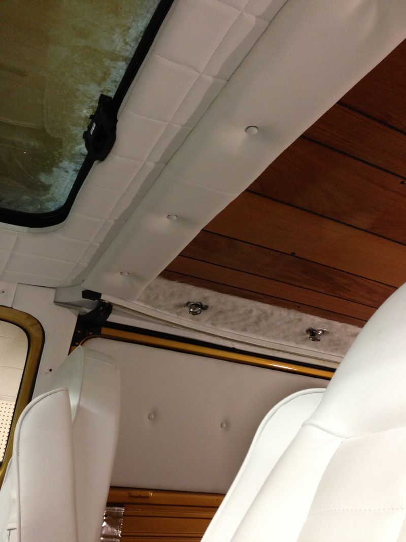 GoldieBoxx Van Interior Build Completion Part 1 of 3 – Headliner